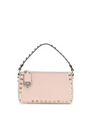 Valentino Garavani Rockstud Leather Shoulder Bag - Pink