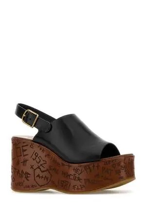 Chloé Leather Maxime Wedges