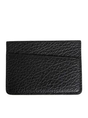 MAISON MARGIELA Leather Card Holder - Black