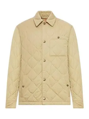 Burberry Quilted Gabardine Overshirt - Multicolor