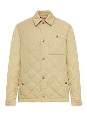 Burberry Quilted Gabardine Overshirt - Multicolor