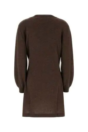 LISA YANG Cashmere Abrielle Sweater Dress - Brown