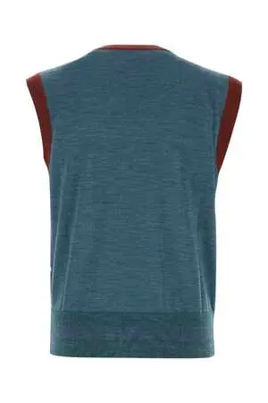 VIVIENNE WESTWOOD Embroidered Wool Blend Argyle Vest