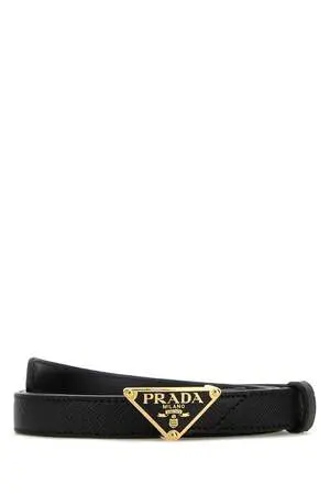 Prada Leather Belt - Black