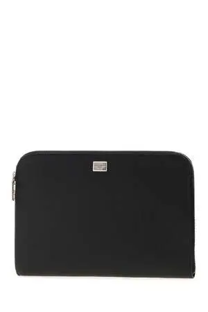 Dolce & Gabbana Leather Sicily Clutch