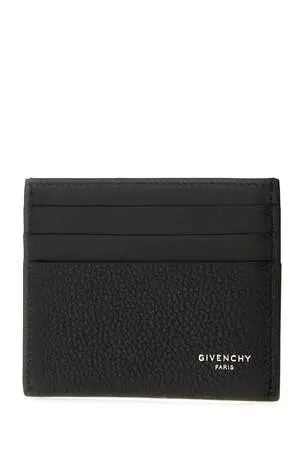 Givenchy Leather Card Holder - Black