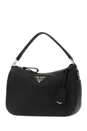Prada Leather Small Handbag - Black