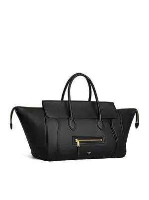 Celine Medium Luggage Bag In Soft Glossy Lambskin