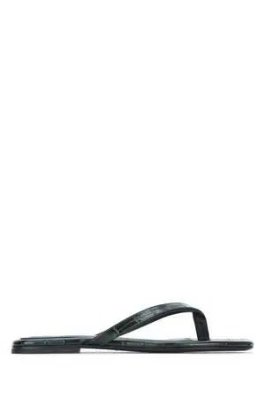 TOTEME Croco-embossed Flip Flops - Multicolor