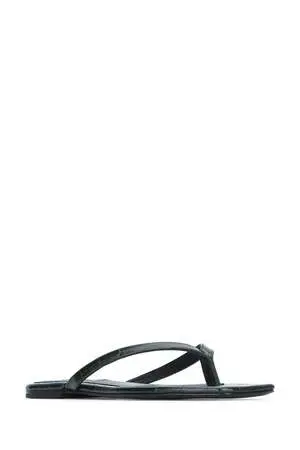 TOTEME Croco-embossed Flip Flops