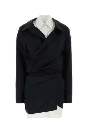 Stretch Poplin Mini Dresses
