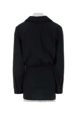 Attico Stretch Poplin Mini Dress