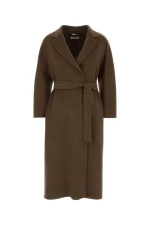 Max Mara Wool Esturia Coat - Brown