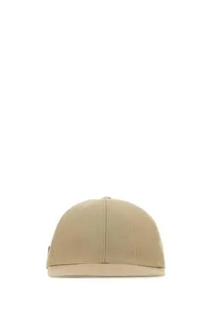 Prada Linen Baseball Cap - Brown