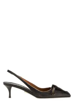 Prada Leather Pumps - Black