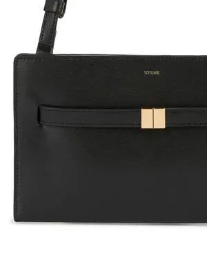 TOTEME Leather Shoulder Bag With Belt