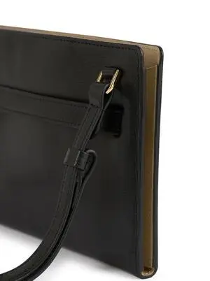 TOTEME Leather Shoulder Bag With Belt