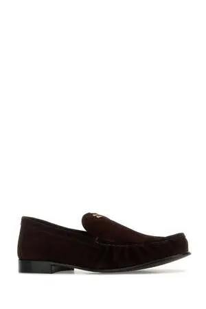 Miu Miu Dark Suede Loafers