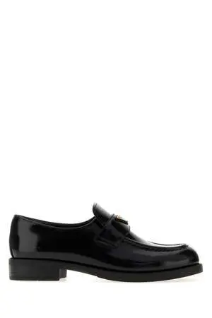 Prada Leather Loafers - Black