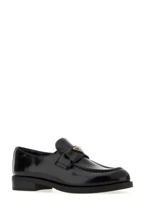 Prada Leather Loafers - Black