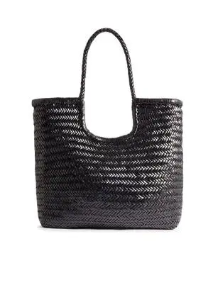 Dragon Diffusion Ns Diagonal Leather Tote Bag