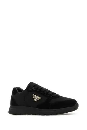 Prada Re-nylon And Suede Prax Sneakers