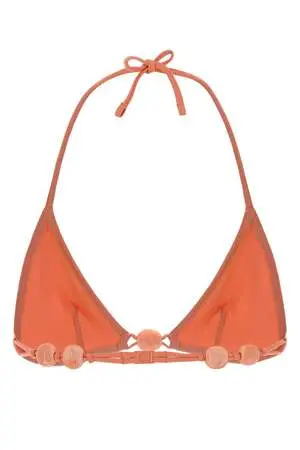 ERES Peach Stretch Nylon Alva Bikini Top