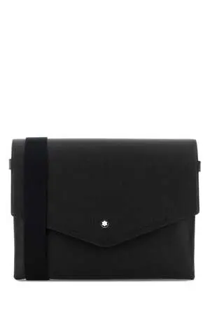 Montblanc Leather Companion Crossbody Bag - Black