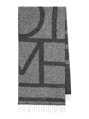 TOTEME Jacquard Scarf With Monogram - Multicolor