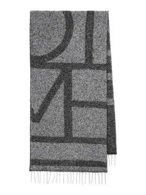 TOTEME Jacquard Scarf With Monogram - Multicolor