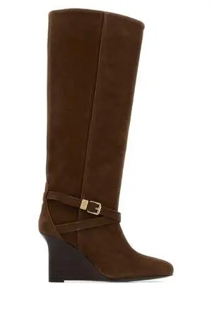 GANNI Suede Boots - Brown
