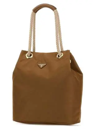 Prada Re-nylon Large Mariner Bucket Bag - Brown