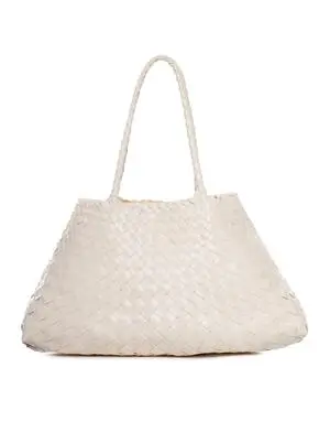 Dragon Diffusion Santa Croce Big Woven Leather Bag