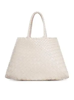 Dragon Diffusion Santa Croce Small Brown Leather Bag