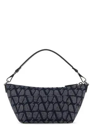 Valentino Garavani Blue Toile Iconographe Handbag