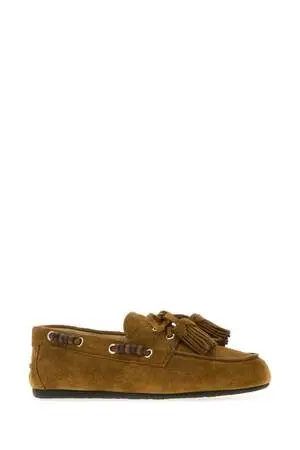 Miu Miu Suede Loafers - Green