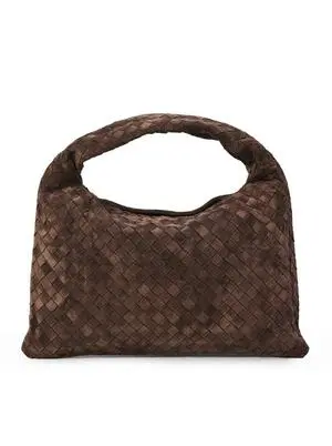 Bottega Veneta Bottega Veneta Women Bosa Hop Small Leather Bag Brown