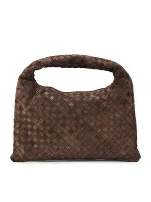 Bottega Veneta Bosa Hop Small Leather Bag - Brown