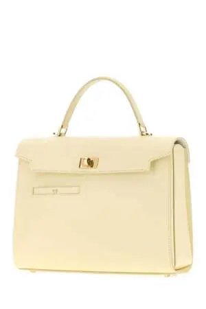 ANYA HINDMARCH Pastel Leather Mortimer Handbag - Yellow