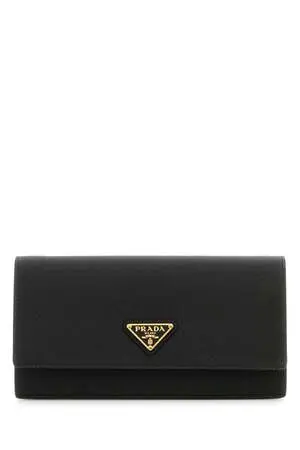 Prada Leather Clutch - Black