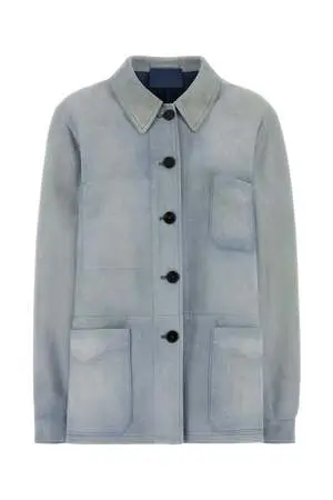 Prada Light- Suede Jacket - Blue