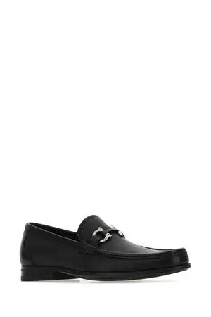 FERRAGAMO Leather Grandioso Loafers