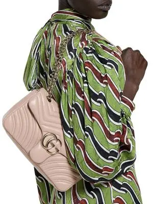 Gucci Gg Marmont Medium Shoulder Bag - Multicolor