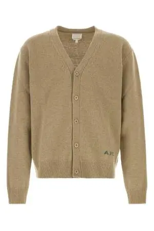 A.p.c. Beige Wool Kevin Cardigan