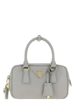 Prada Powder Leather Handbag - Blue