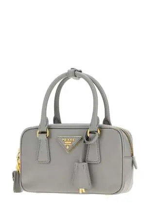 Prada Powder Leather Handbag - Blue