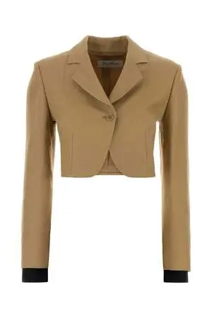 Max Mara Linen Buono Blazer - Brown