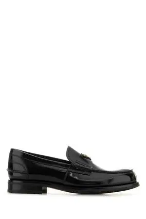 Prada Leather Loafers - Black