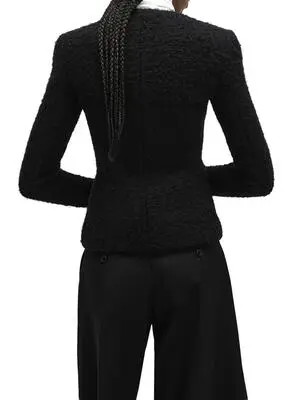 Celine Natté Cashmere And Wool Jacket