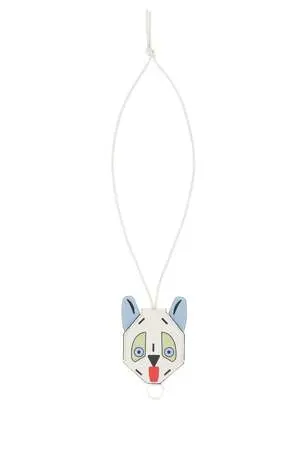Loewe Printed Leather Futurist Cat Keyring - Multicolor